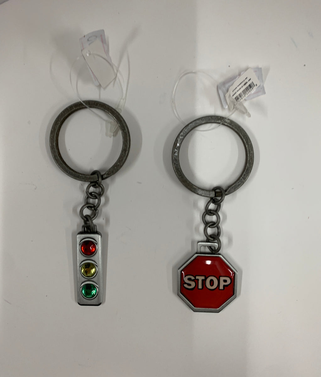 Stop Sign or Stop Light Keychains – Whimsy Daisy Holiday Shop