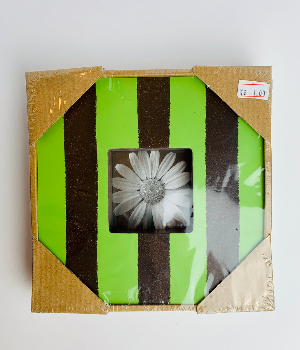 Green Stripe Frame – Whimsy Daisy Holiday Shop