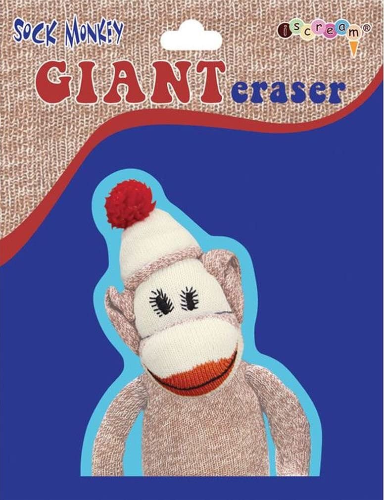 Giant Sock Monkey Eraser – Whimsy Daisy Holiday Shop